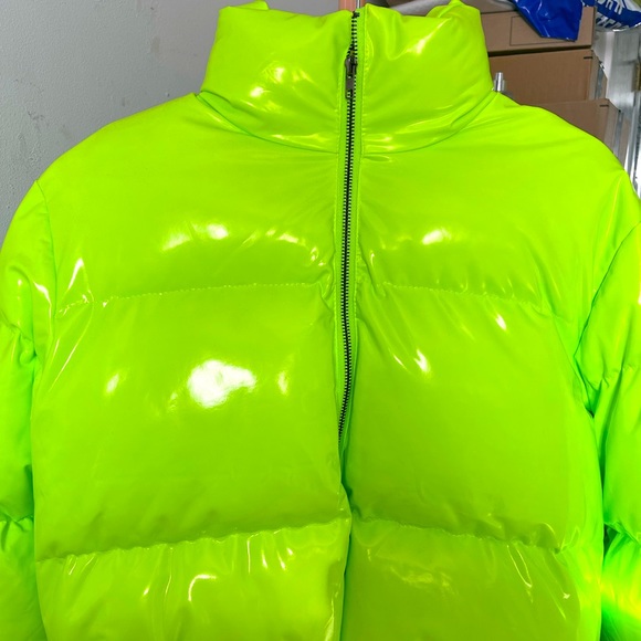 Jackets & Coats | Neon Puffer | Poshmark
